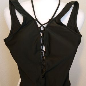 Mossimo Supply Co. | Swim | Mossimo One Piece Laced Bathing Suit | Poshmark